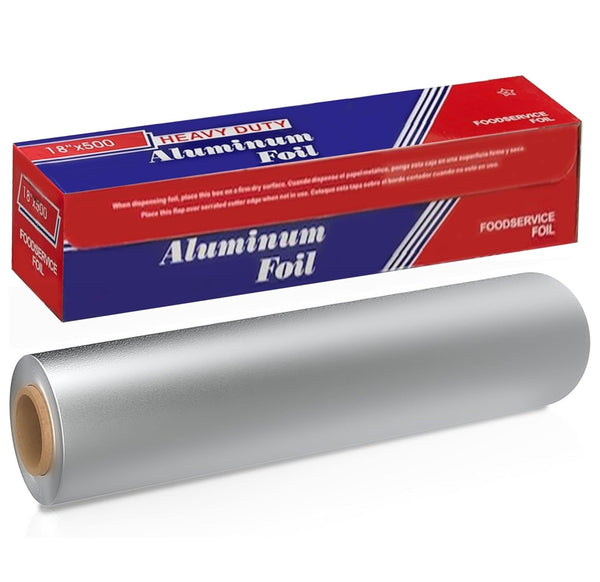 Aluminum Foil Roll 18 Inches x 500 Feet - Aluminum Foil Heavy-Duty, Co ...